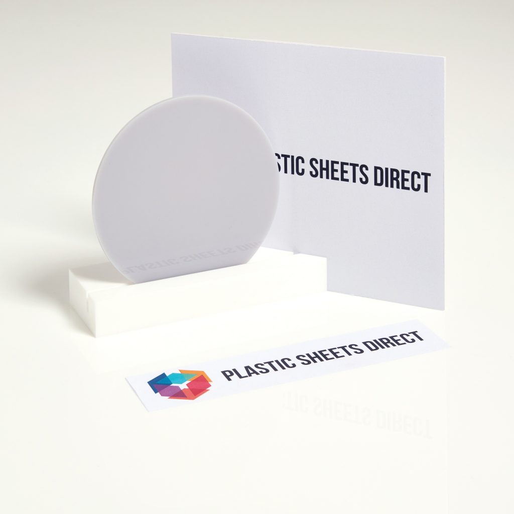 3mm Grey Plastic Discs (9981) | Office Furniture Circles