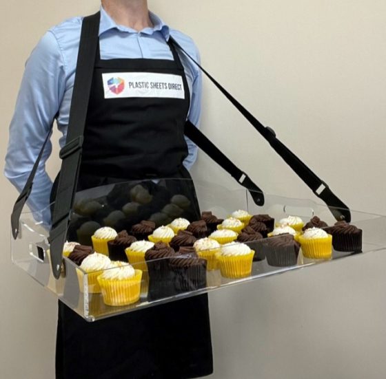 Large Usherette Tray 60cm x 50cm | Premium Event Serving